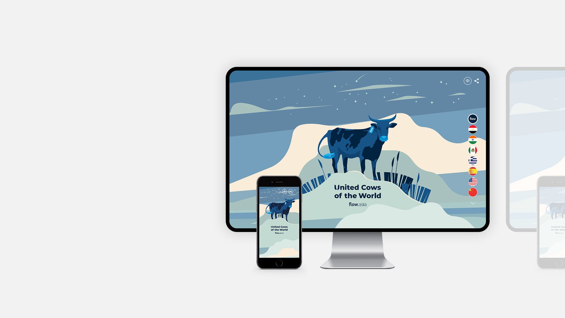 Responsive web development | Original graphic design - Cows of the ...